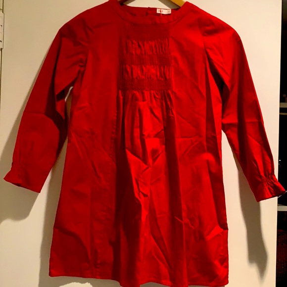 Condor | Dresses | 0 Cotton Smog Red Dress | Poshmark